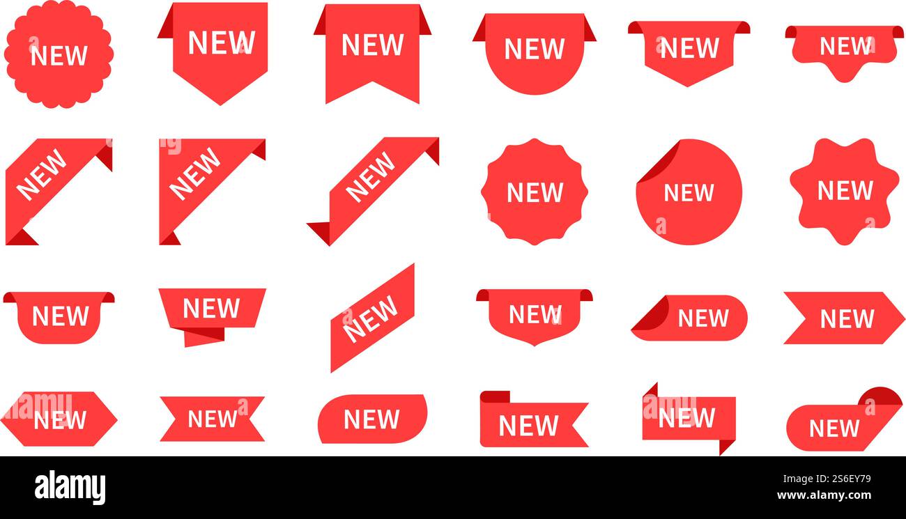 Curled corners stickers paper curved edge hi-res stock photography and ...