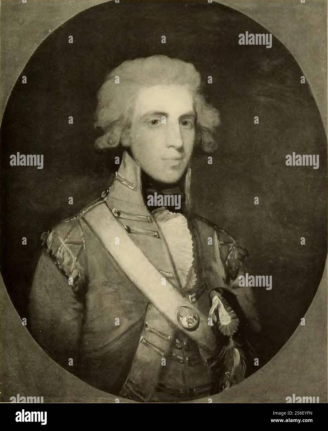 Gilbert Stuart - Captain George Cockburn (page 231 crop Stock Photo - Alamy