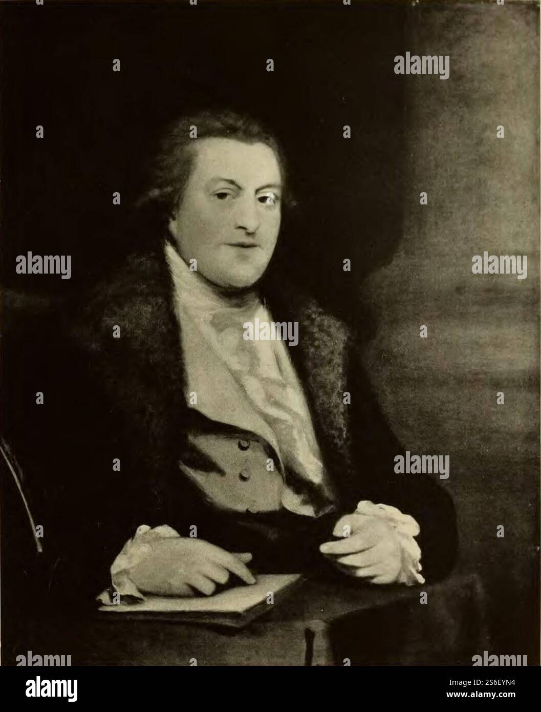 Gilbert Stuart - Charles Powell Leslie (page 599 crop Stock Photo - Alamy