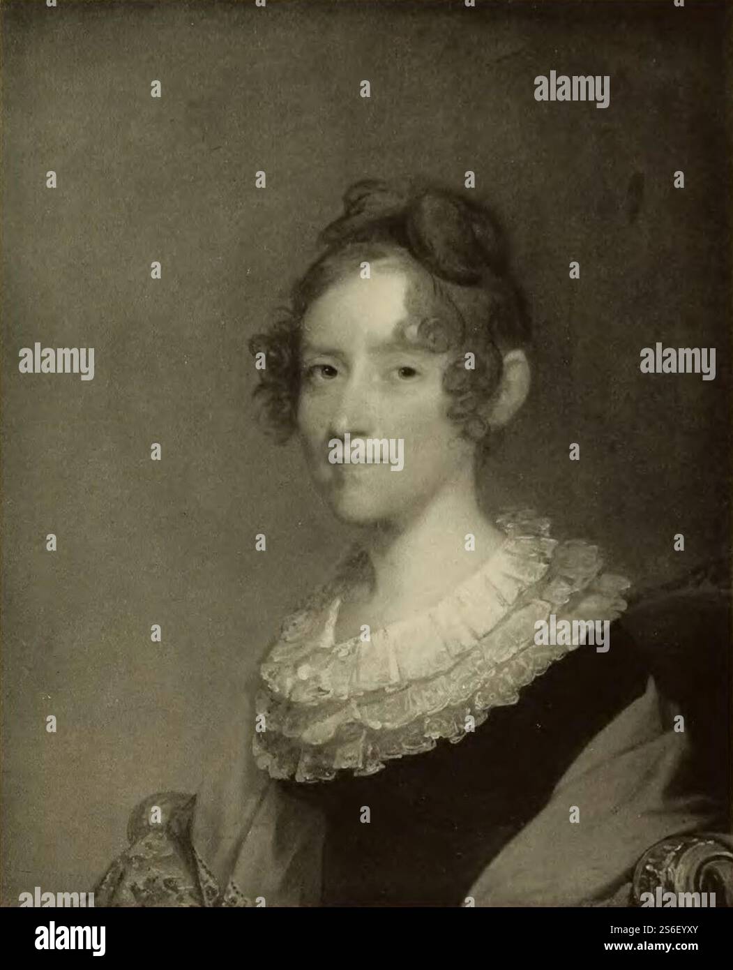 Gilbert Stuart - Mary Amory Bethune (page 121 crop Stock Photo - Alamy