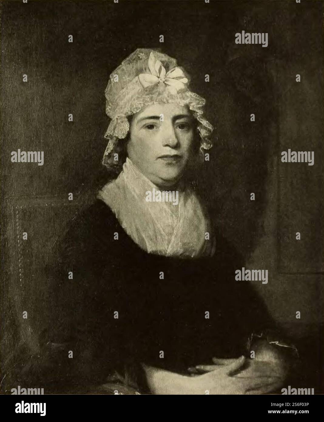 Gilbert Stuart - Miriam Simon Gratz (page 425 crop Stock Photo - Alamy