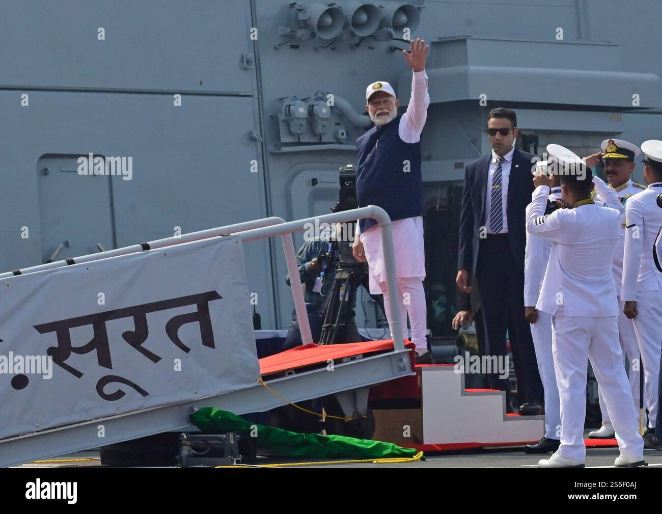 Mumbai, India. 15th Jan, 2025. MUMBAI, INDIA - JANUARY 15: PM Narendra ...