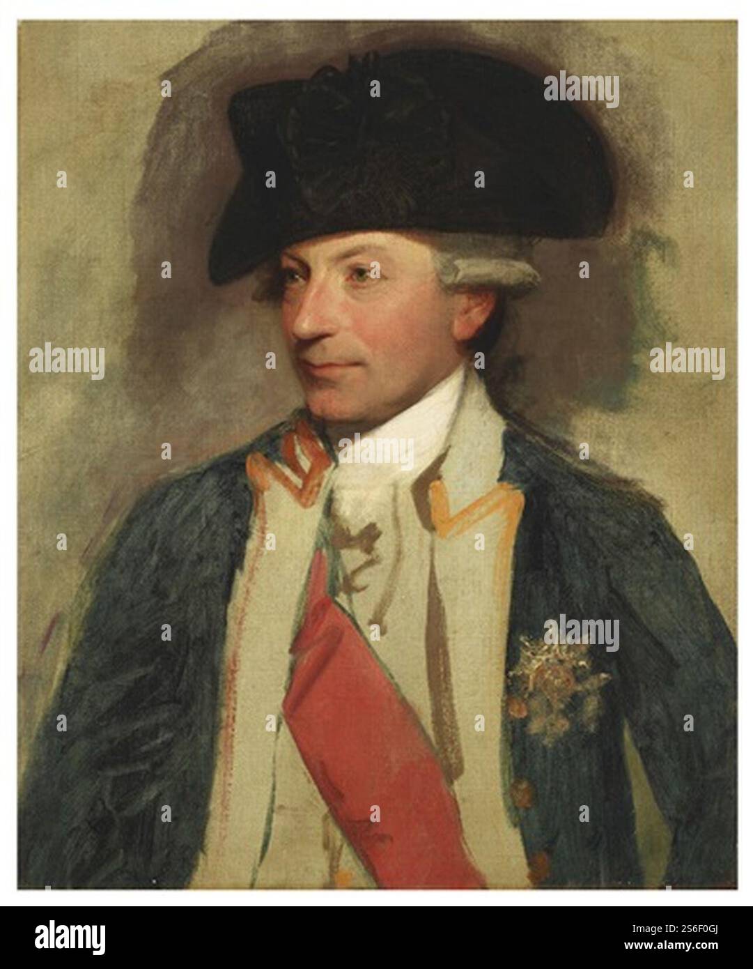 Gilbert Stuart Portrait of Captain John Jervis, later Admiral Earl St ...