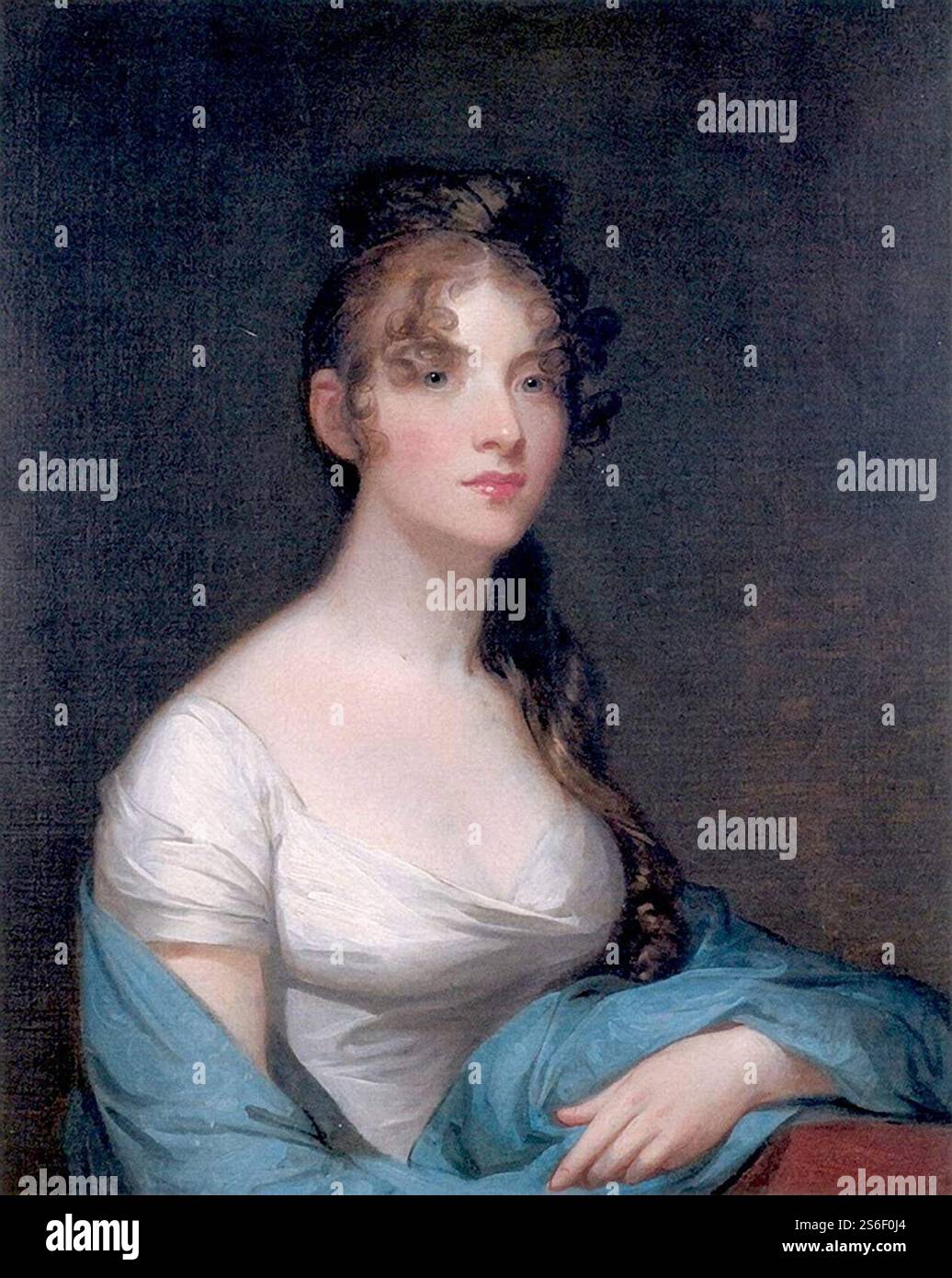 Gilbert Stuart Rachel Gratz Moses 1806 Stock Photo - Alamy