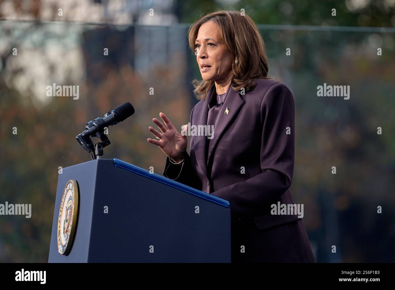 FILE Vice President Kamala Harris Delivers A Concession Speech For FILE Vice President Kamala Harris Delivers A Concession Speech For