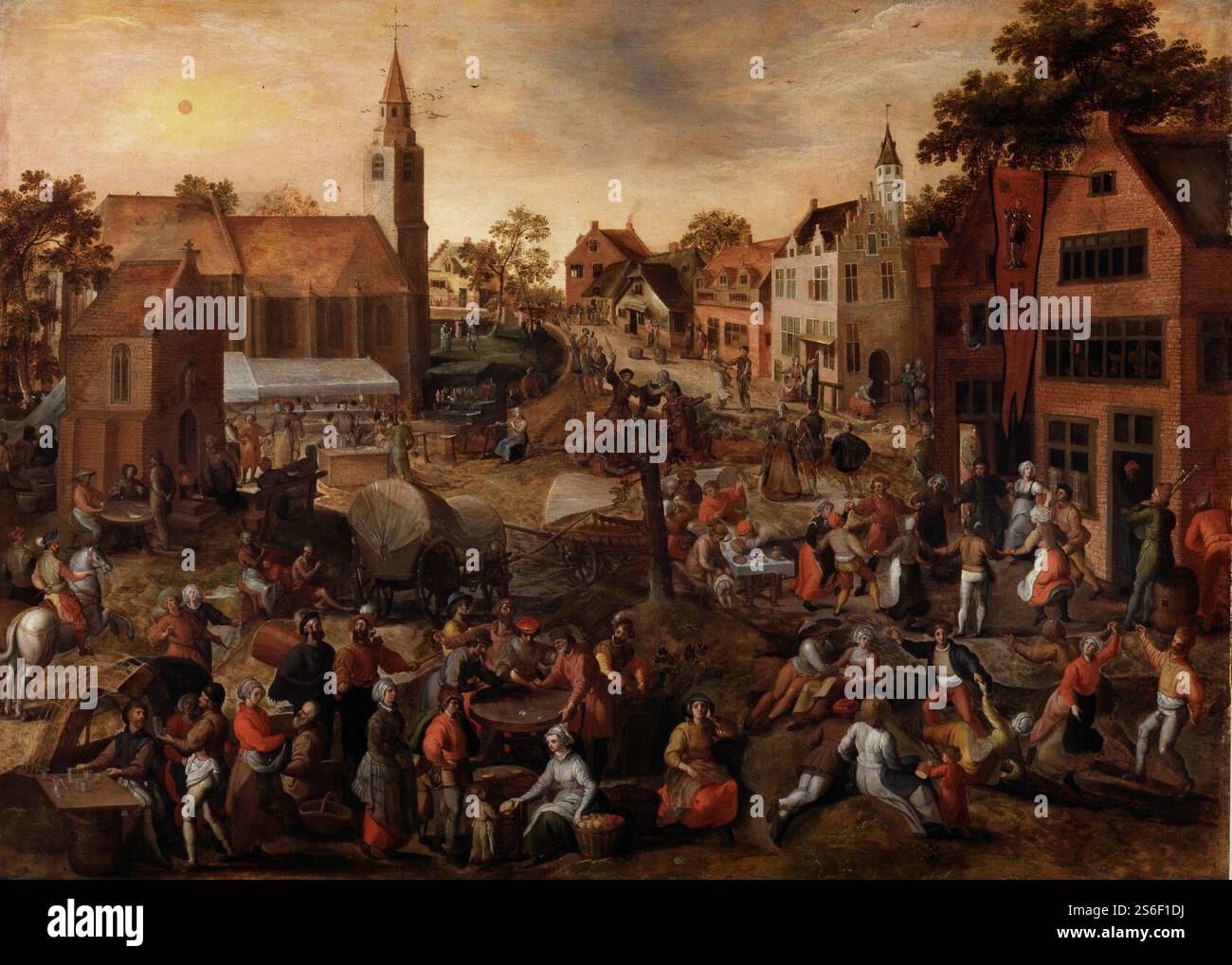 Gillis I Mostaert - Feast of Saint George Stock Photo - Alamy