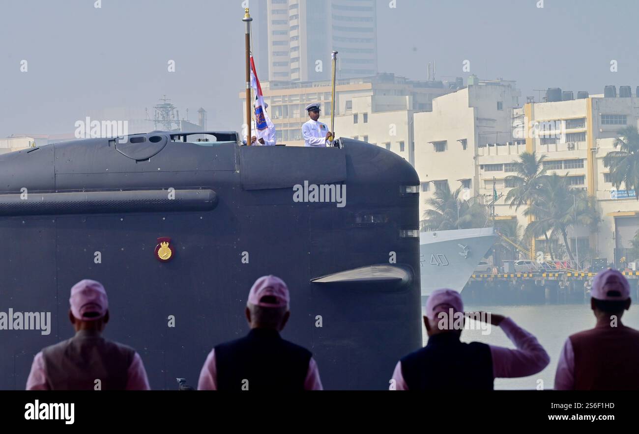 Mumbai, India. 15th Jan, 2025. MUMBAI, INDIA - JANUARY 15: INS ...