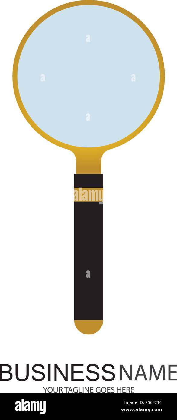 magnifying glass icon logo element illustration,magnifying glass symbol ...
