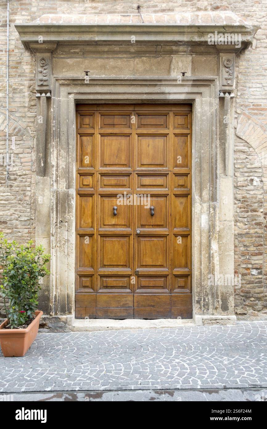 An image of a typical italian door Stock Photo - Alamy