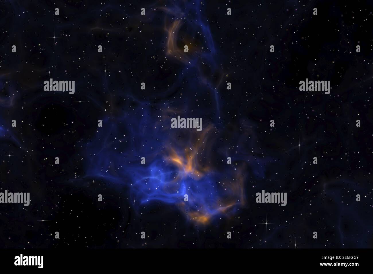 Illustration of a seamless sky by night with lots of stars Stock Photo ...