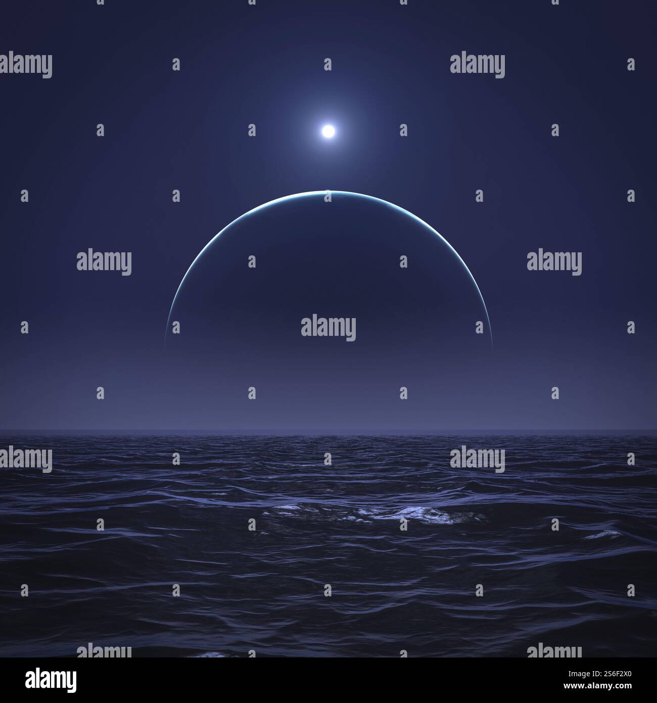Constellations over ocean hi-res stock photography and images - Alamy