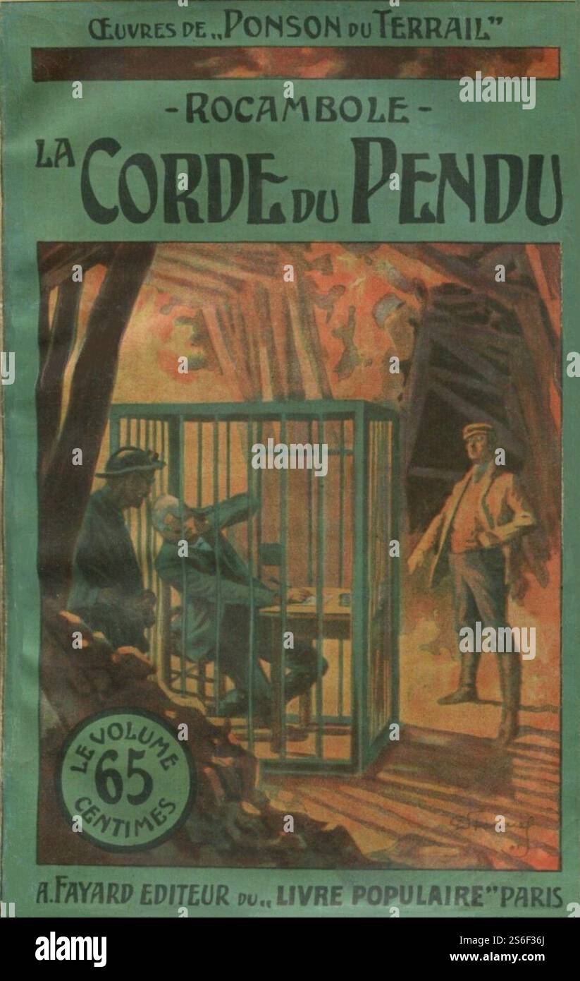 Gino Starace - Rocambole (Ponson du Terrail) - La corde du pendu Stock ...