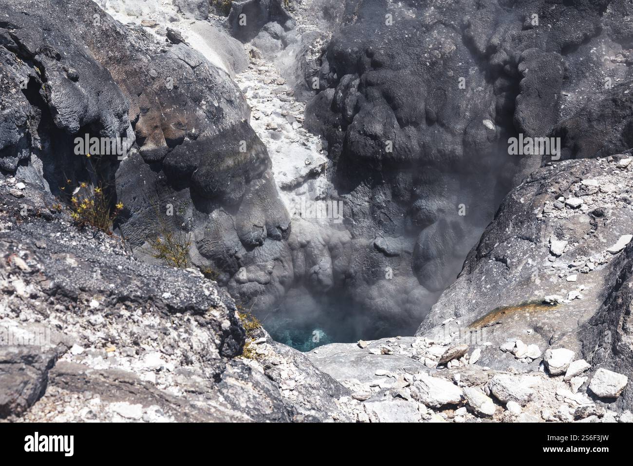 An image of a volcanic lake at waimangu new zealand Stock Photo - Alamy