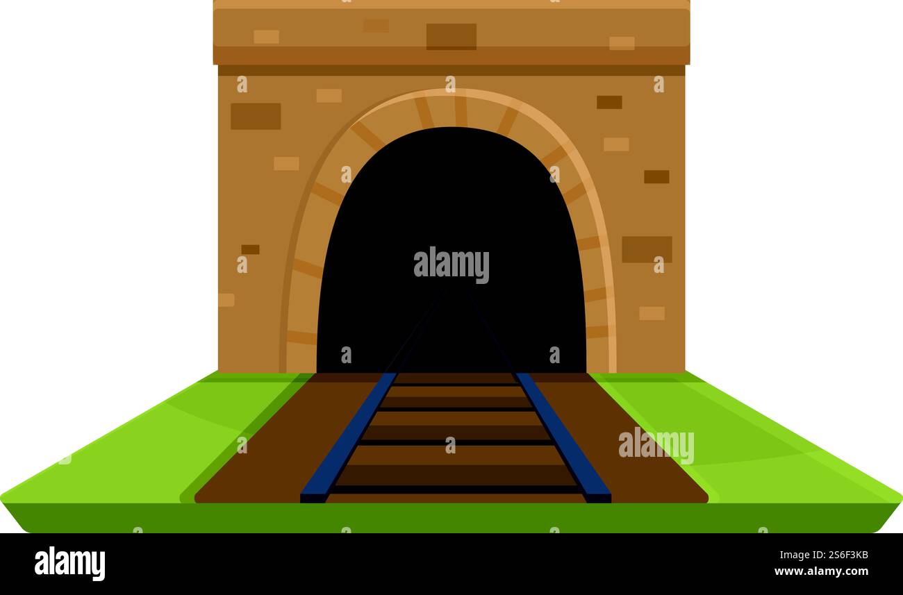 Tunnel transport icon. Cartoon of tunnel transport vector icon for web ...