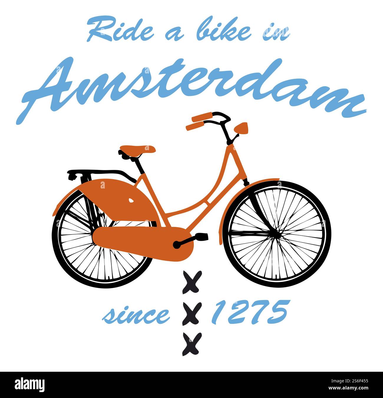 Cycling amsterdam Cut Out Stock Images & Pictures - Alamy
