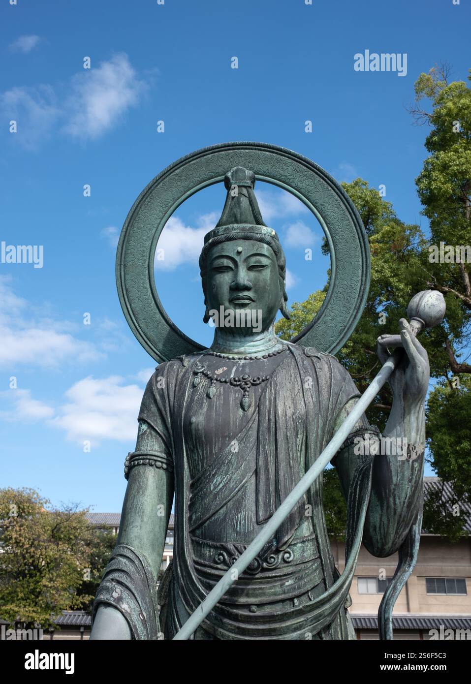 Sculpture Buddha Figure in the grounds of Toji Temple Kyoto Japan Stock ...