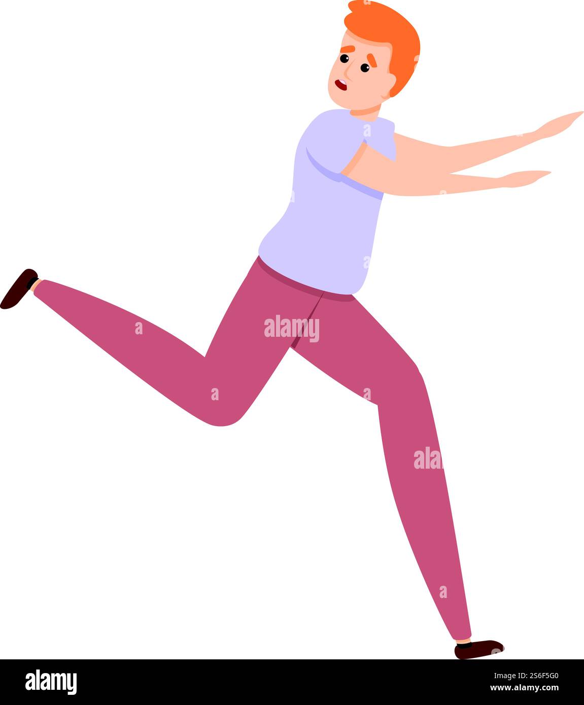 Scared run icon. Cartoon of scared run vector icon for web design ...