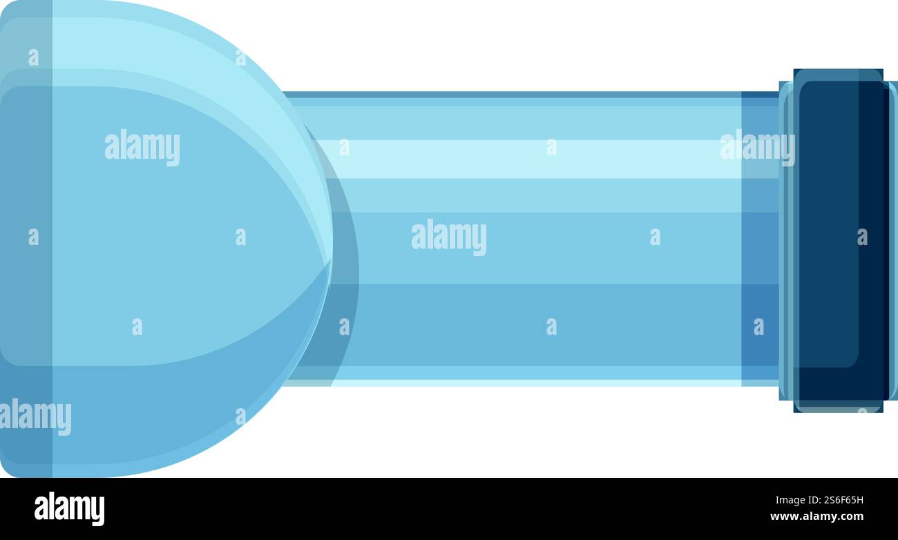 Plastic pipe icon. Cartoon of plastic pipe vector icon for web design ...