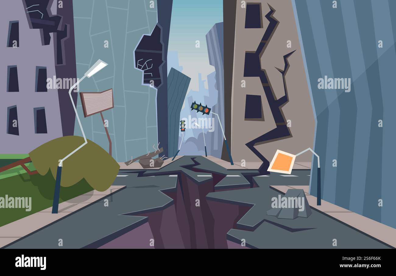 Collapsing house cartoon hi-res stock photography and images - Alamy