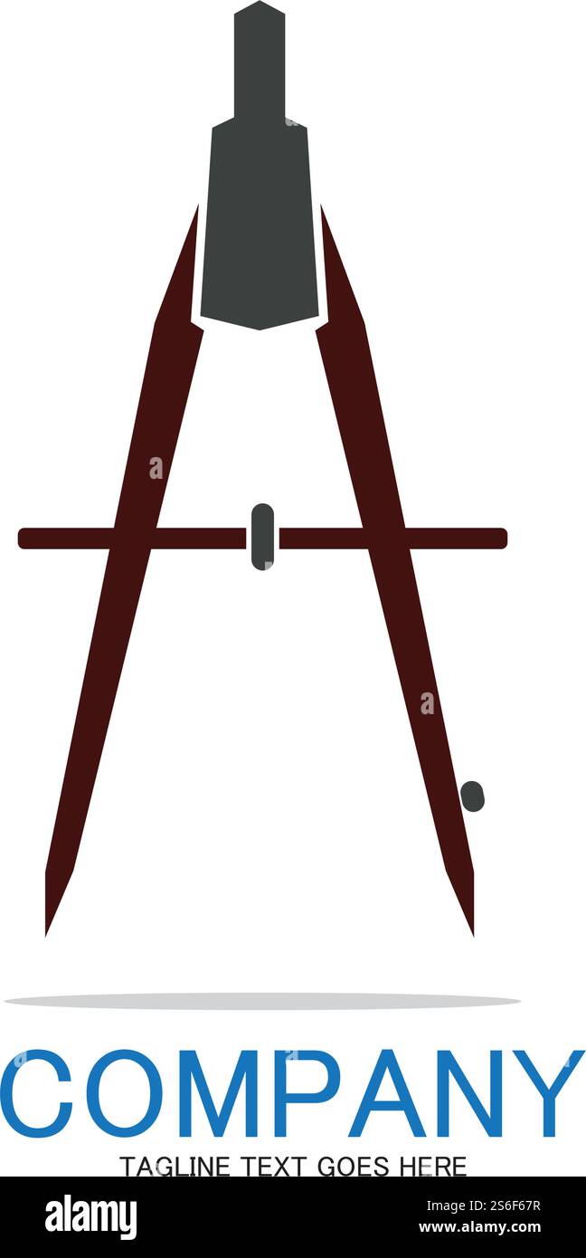 divider icon vector.surveyor and geometry,engineer,architect,school ...