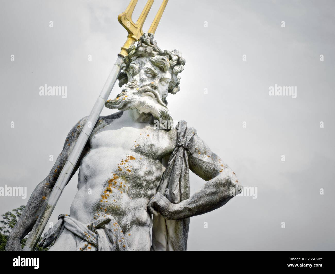 An image of a nice Neptune statue Stock Photo - Alamy