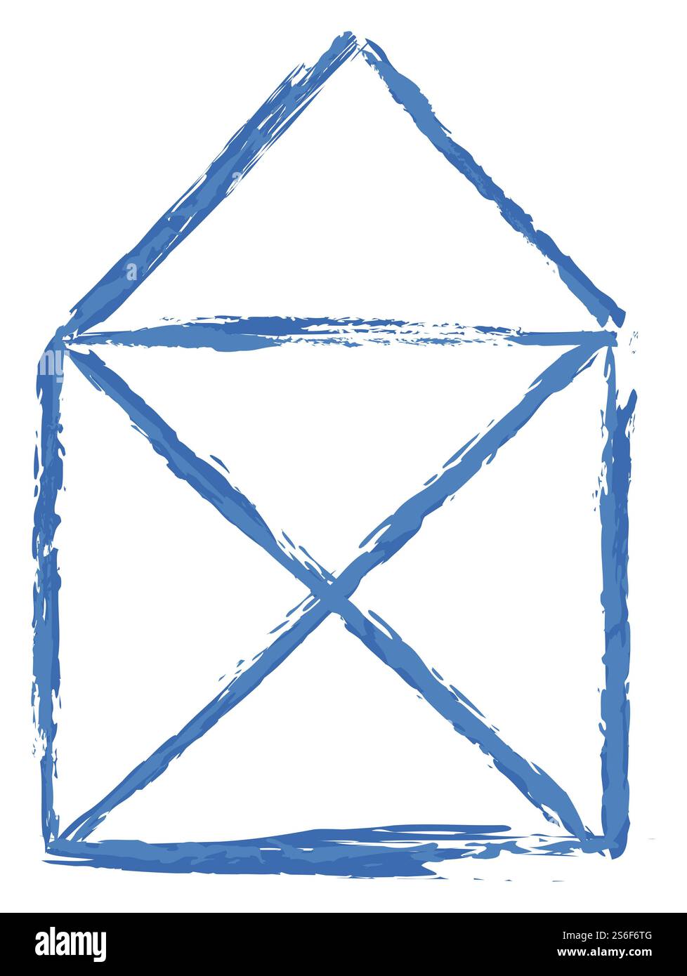 White house against blue Cut Out Stock Images & Pictures - Alamy