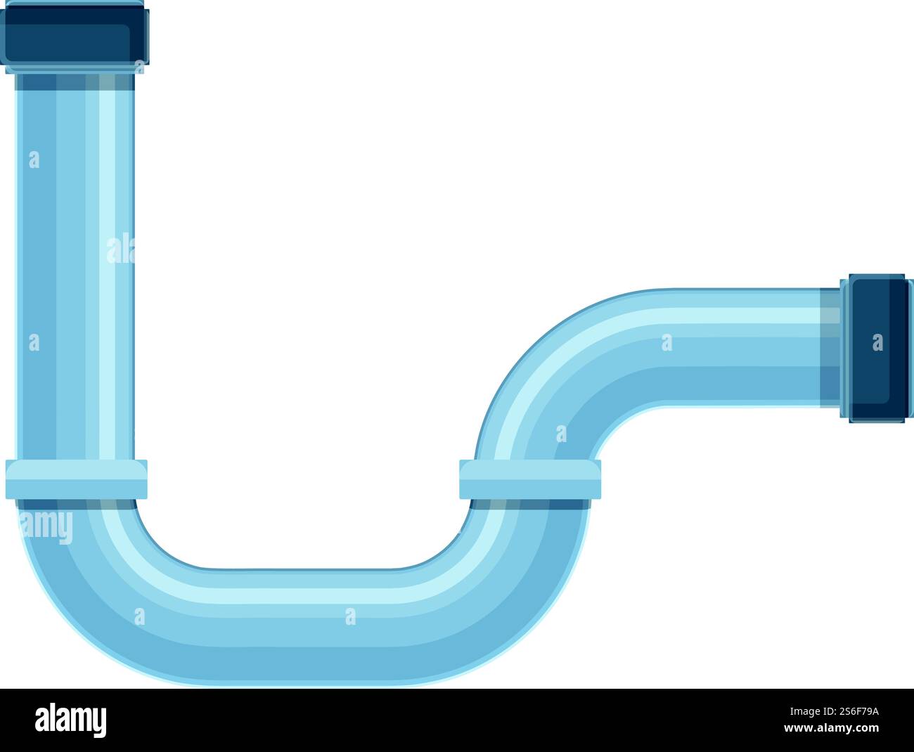 Construction pipe icon. Cartoon of construction pipe vector icon for ...