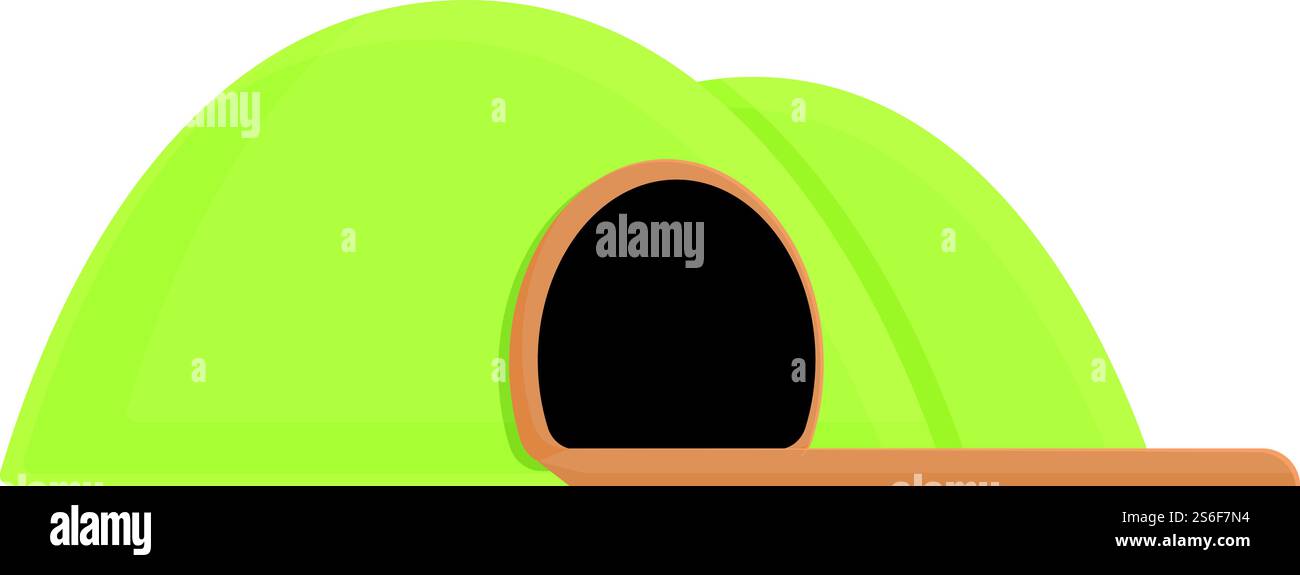Tunnel railroad icon. Cartoon of tunnel railroad vector icon for web ...