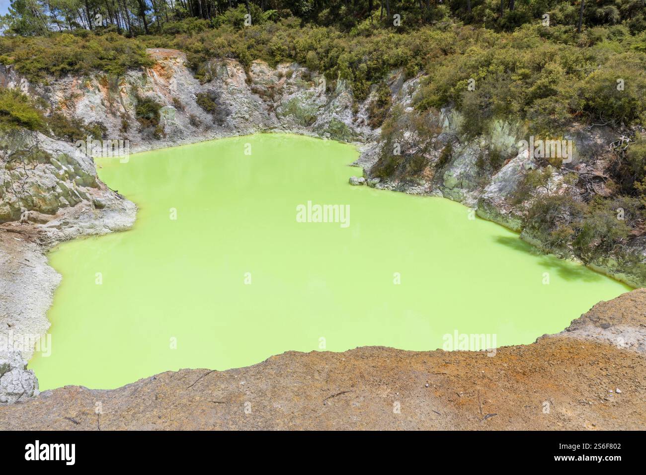An image of geothermal activity at Rotorua in New Zealand Stock Photo ...