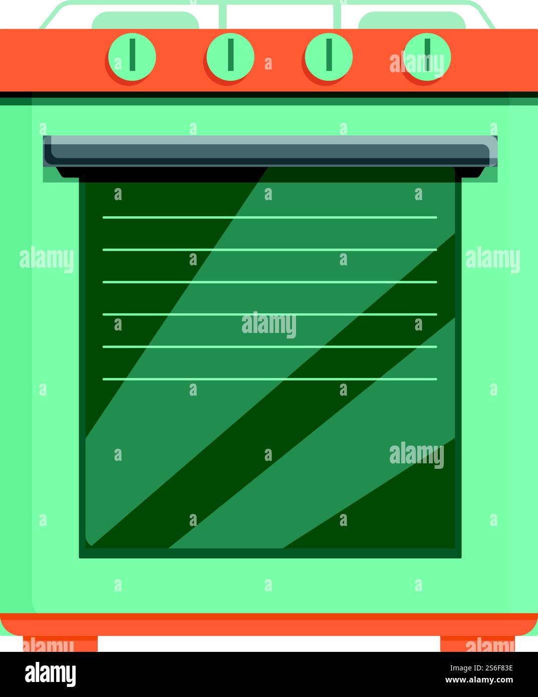 Cooking burning gas stove icon. Cartoon of cooking burning gas stove ...