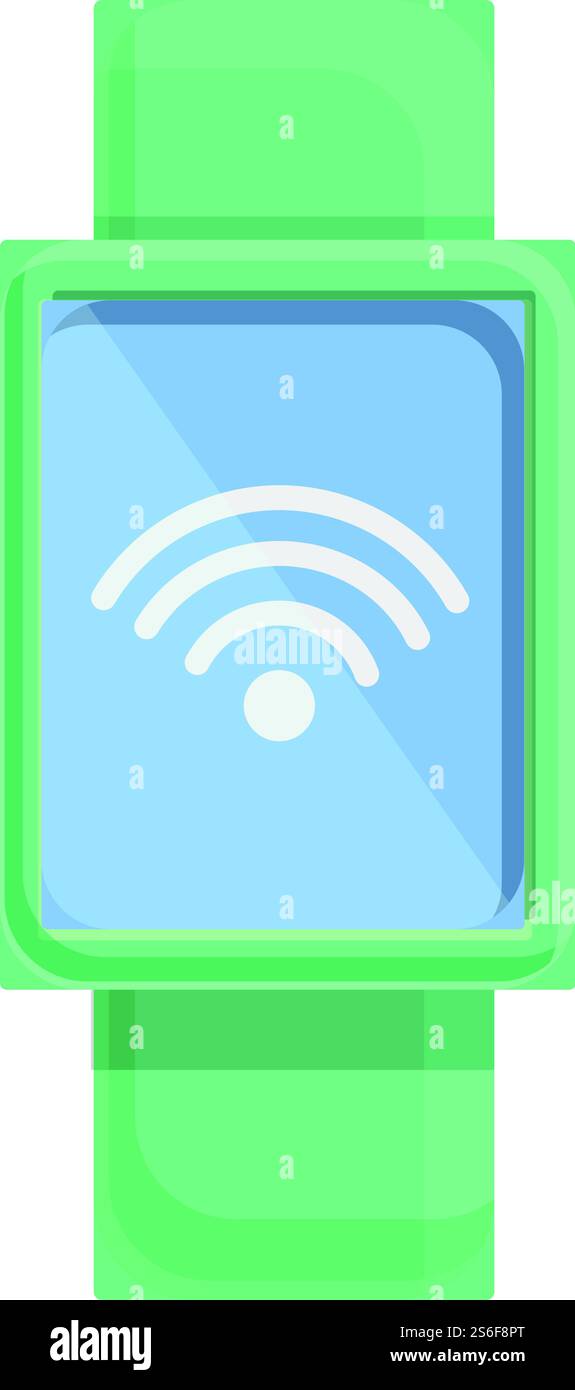 Gym smartwatch icon. Cartoon of gym smartwatch vector icon for web ...