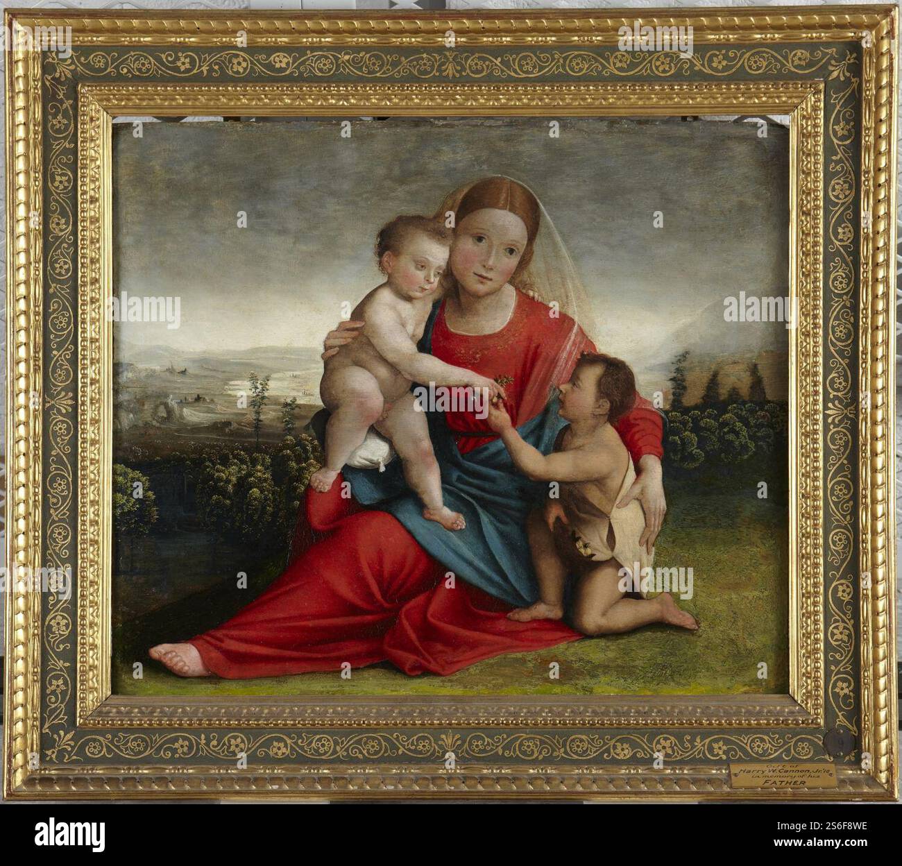 Giovanni Francesco Caroto - Virgin and Child with the Infant John Stock ...