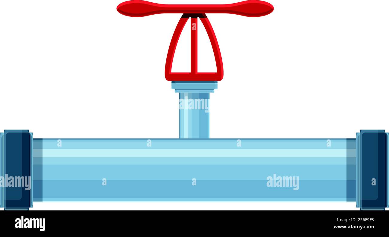 Pipe connection icon. Cartoon of pipe connection vector icon for web ...