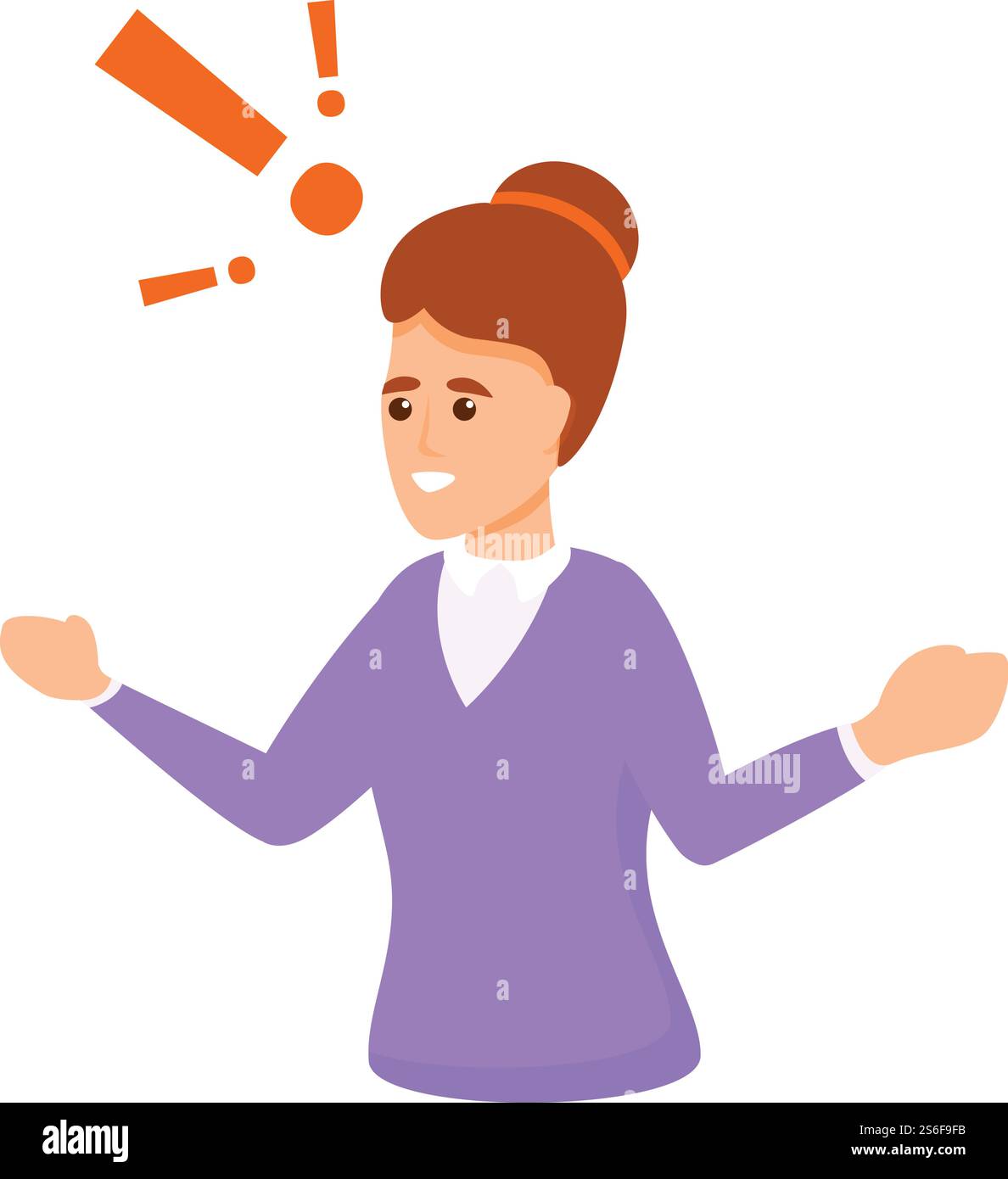 Teacher problem solving icon. Cartoon of teacher problem solving vector ...