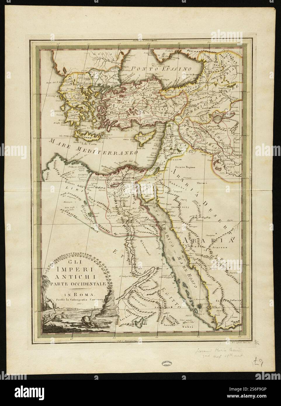 Giovanni Maria Cassini, Gli Imperi Antichi Stock Photo - Alamy