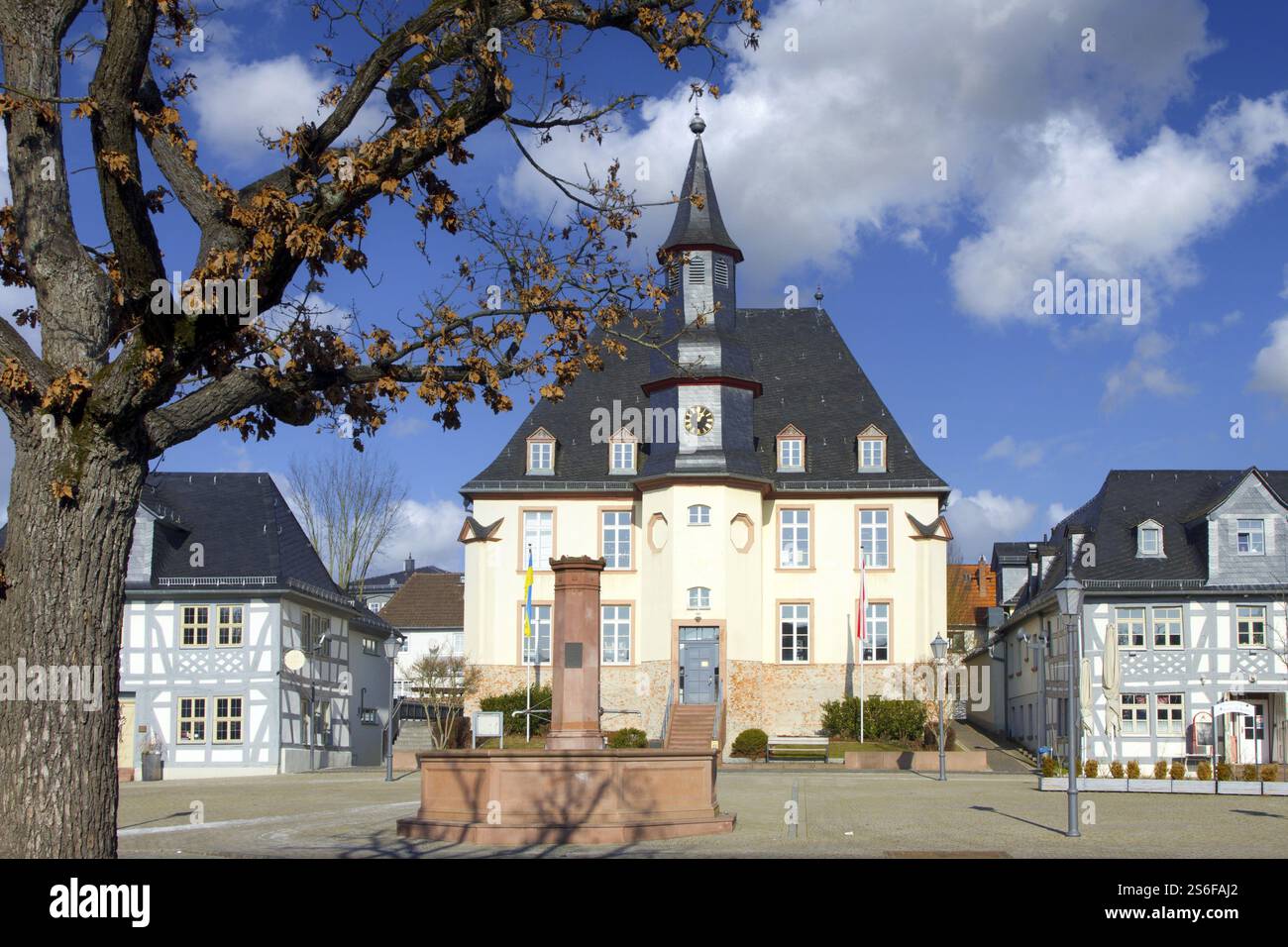 The Huguenot Church in Usingen, Old Market Square, architecture, church ...
