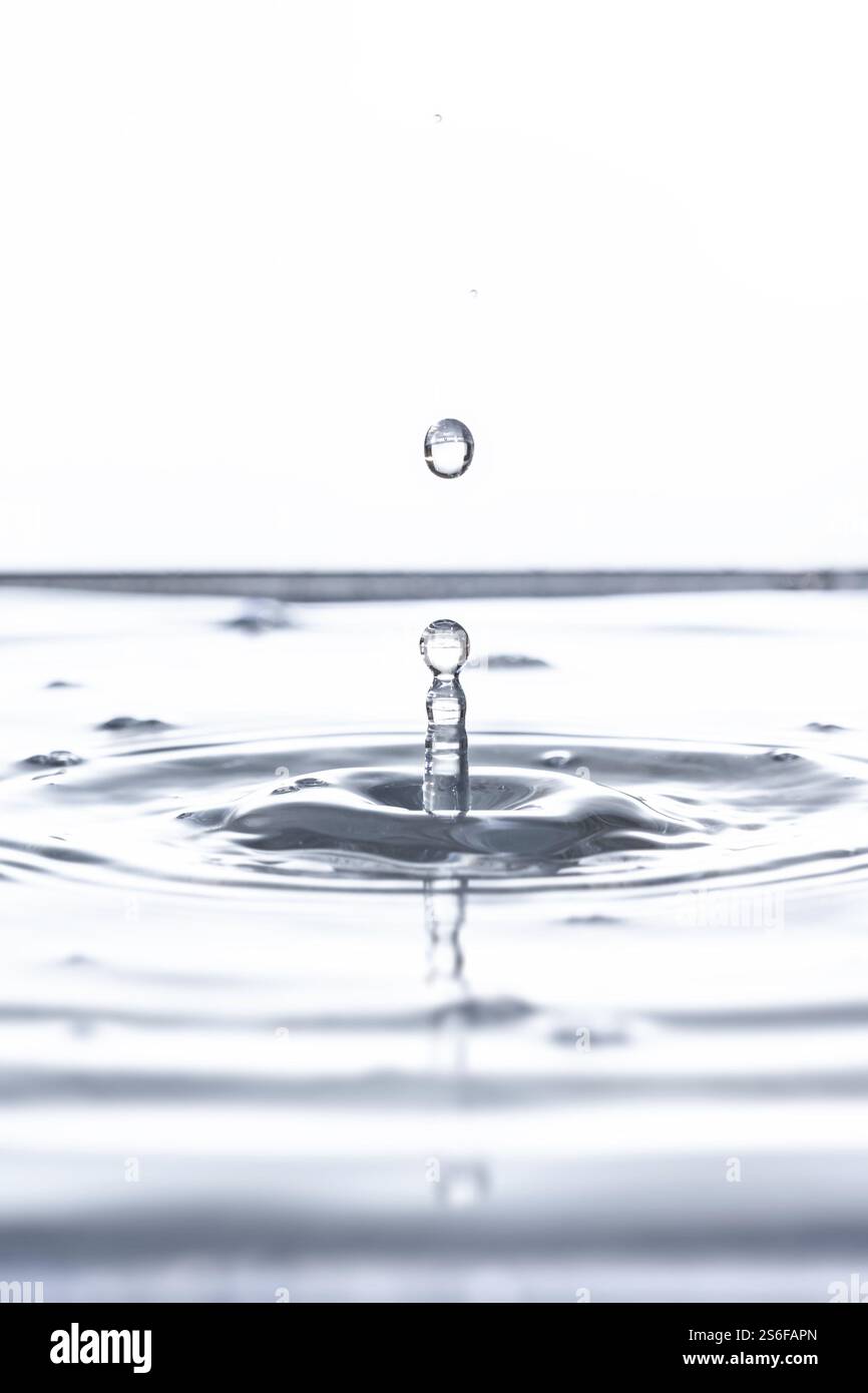 An image of a beautiful water drop background Stock Photo - Alamy
