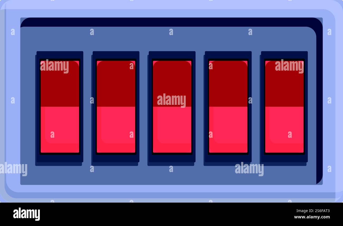 Construction breaker switch icon. Cartoon of construction breaker ...