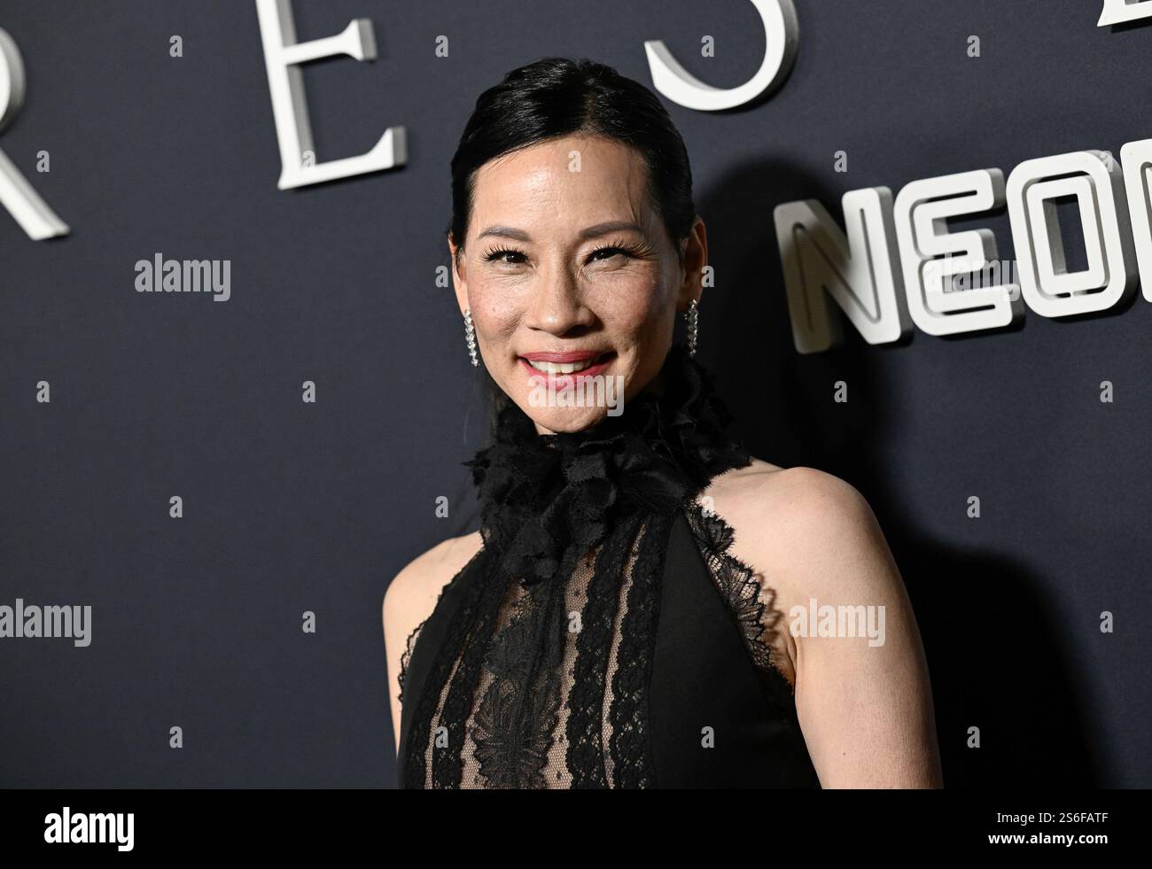 Lucy Liu attends the premiere of "Presence" at AMC Lincoln Square on ...