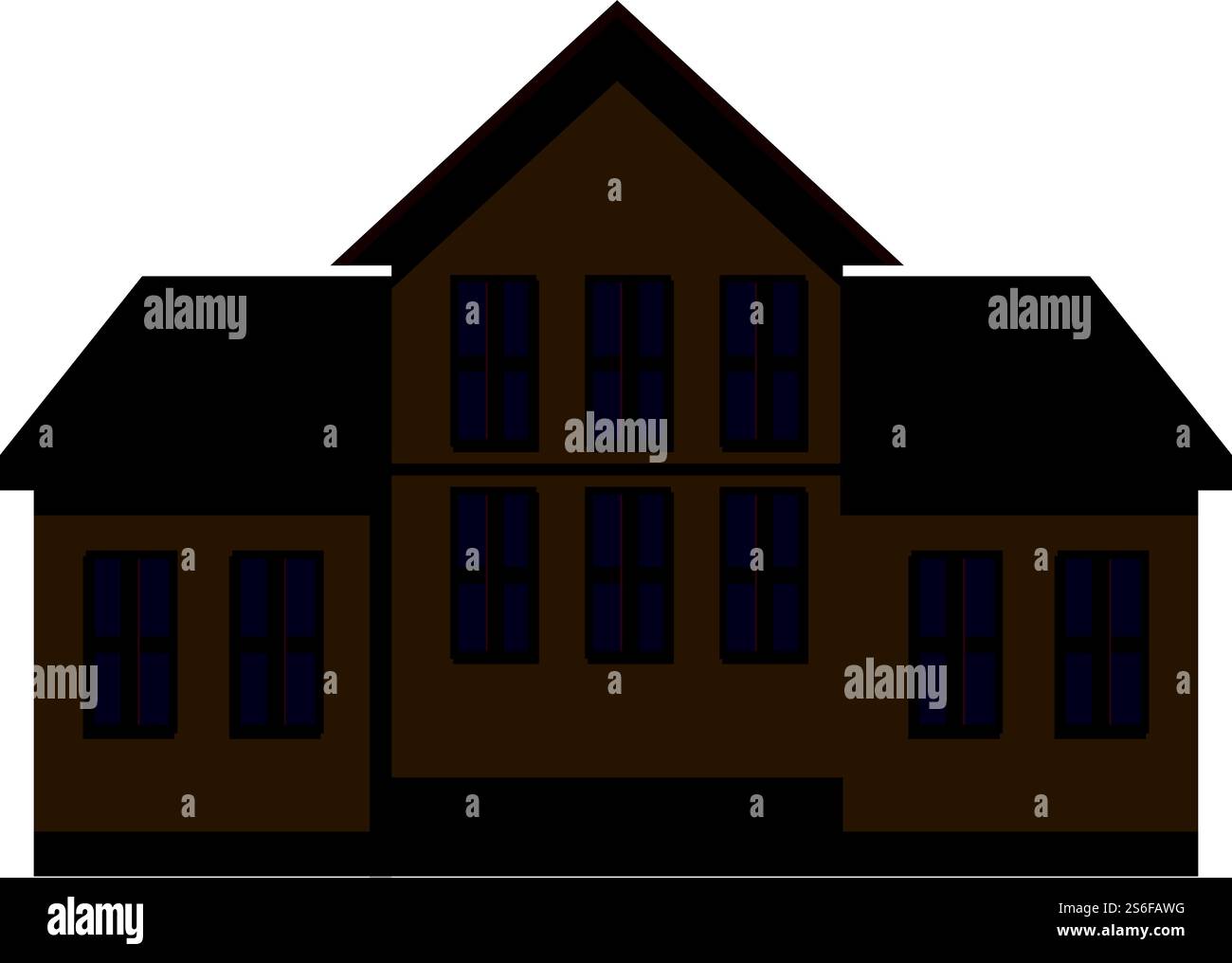 Halloween creepy house icon. Cartoon of halloween creepy house vector ...