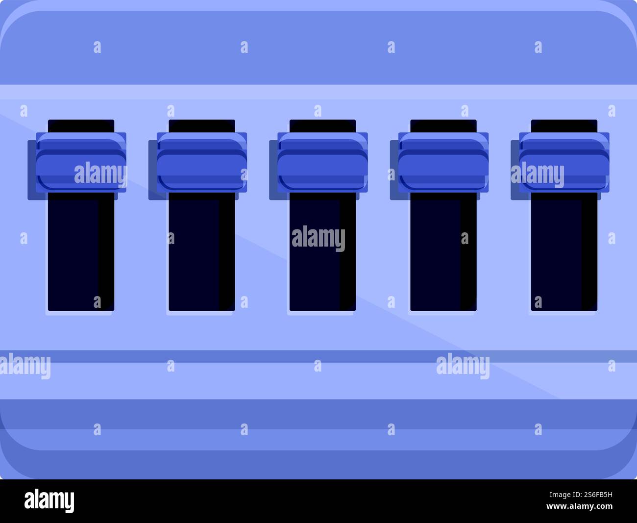 Circuit breaker switch icon. Cartoon of circuit breaker switch vector ...