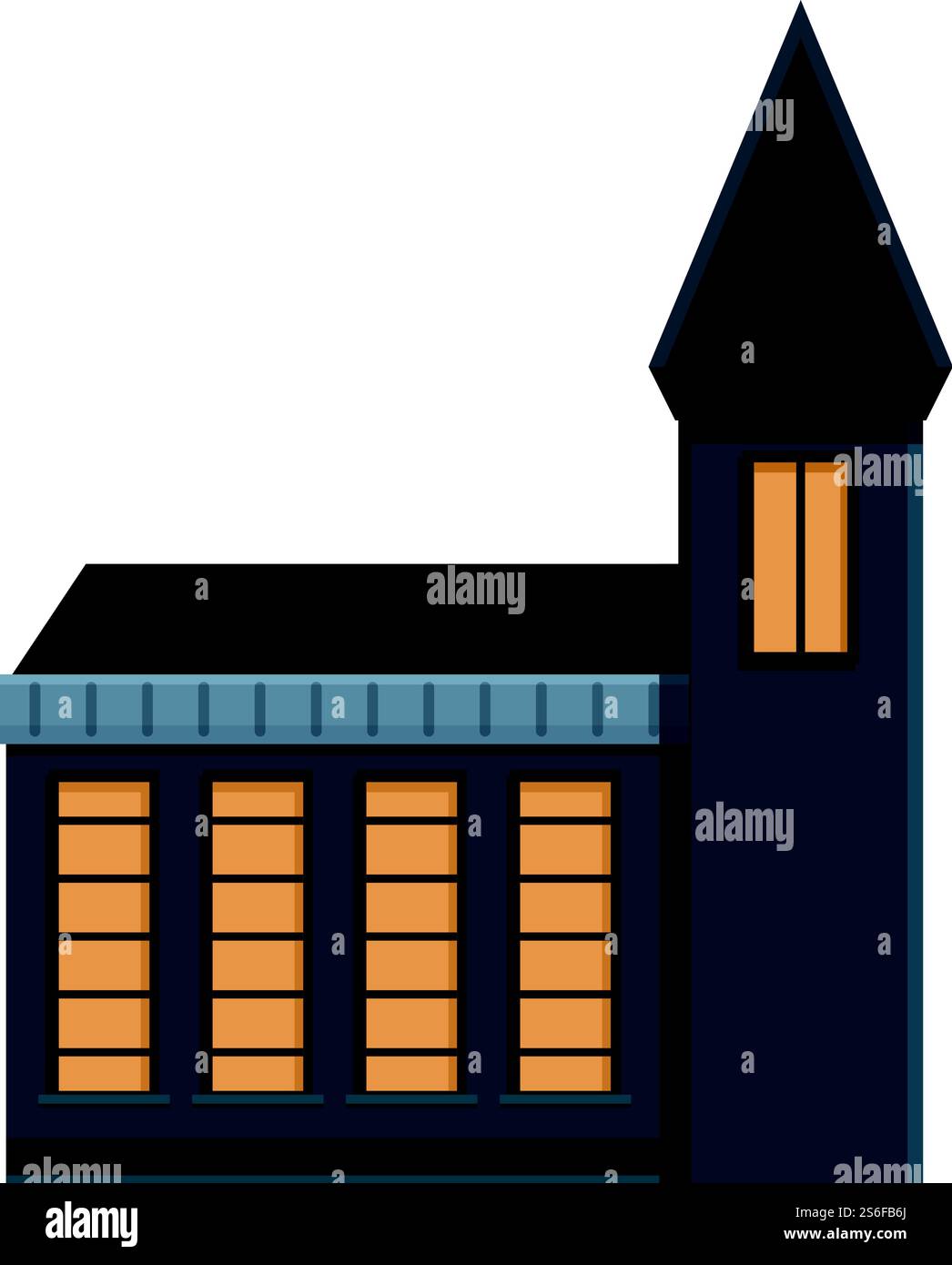 Dear creepy house icon. Cartoon of dear creepy house vector icon for ...