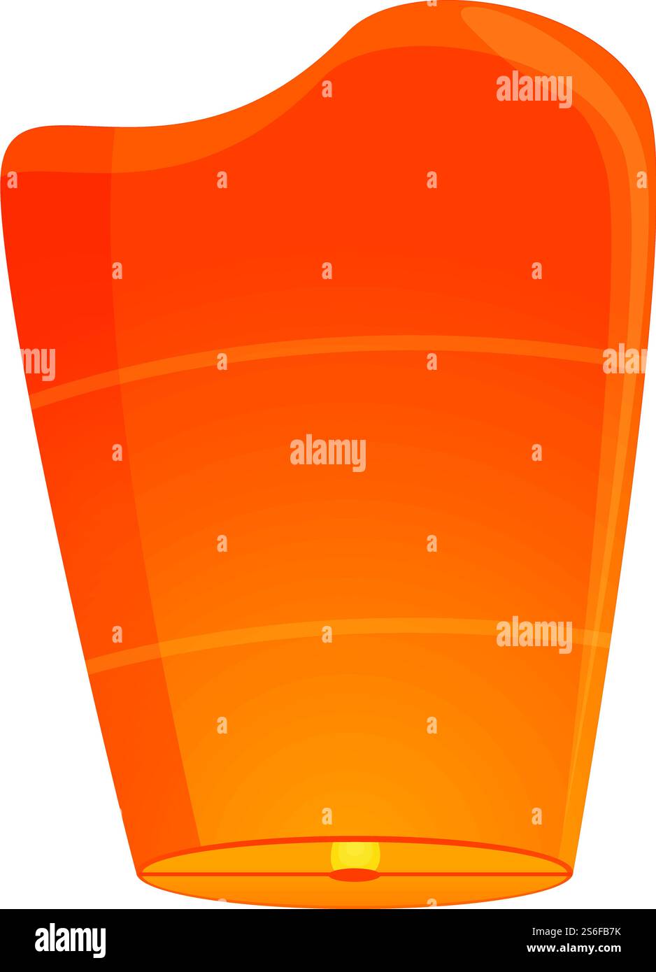 Air floating lantern icon. Cartoon of air floating lantern vector icon ...