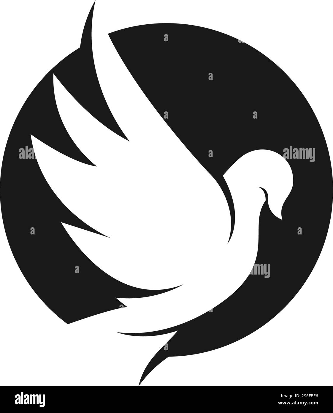 Dove bird logo vector design Stock Vector Image & Art - Alamy