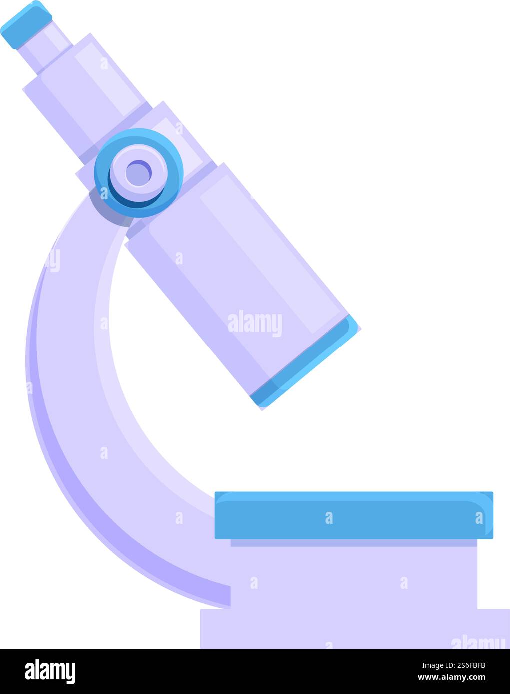 School microscope icon. Cartoon of school microscope vector icon for ...