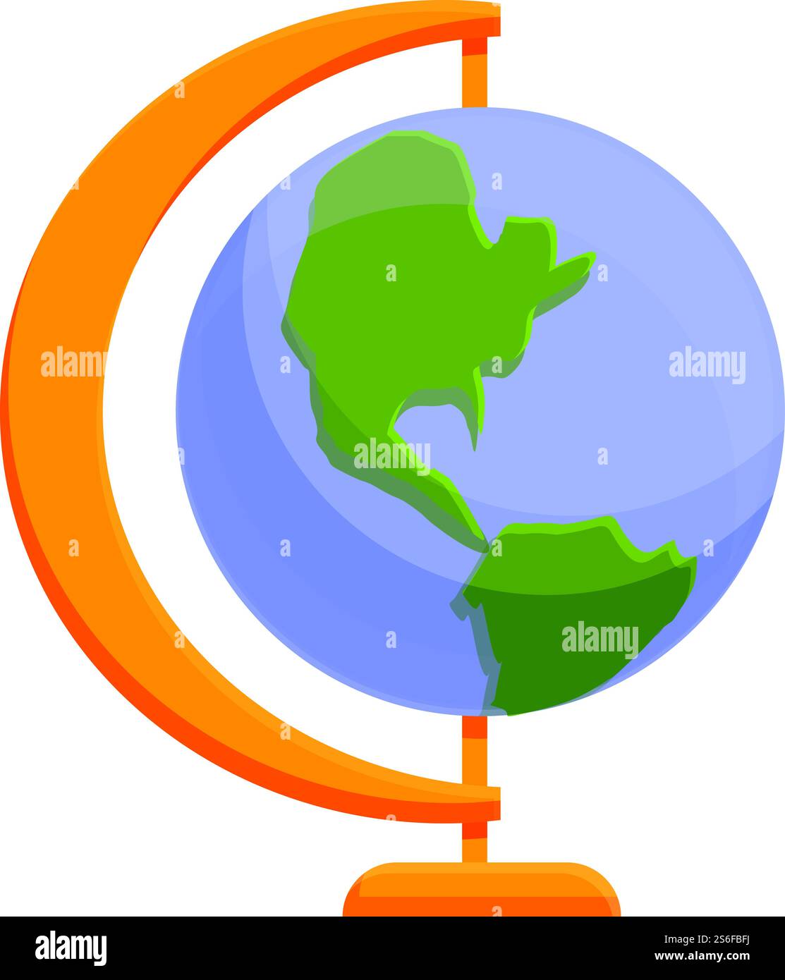 School globe icon. Cartoon of school globe vector icon for web design ...