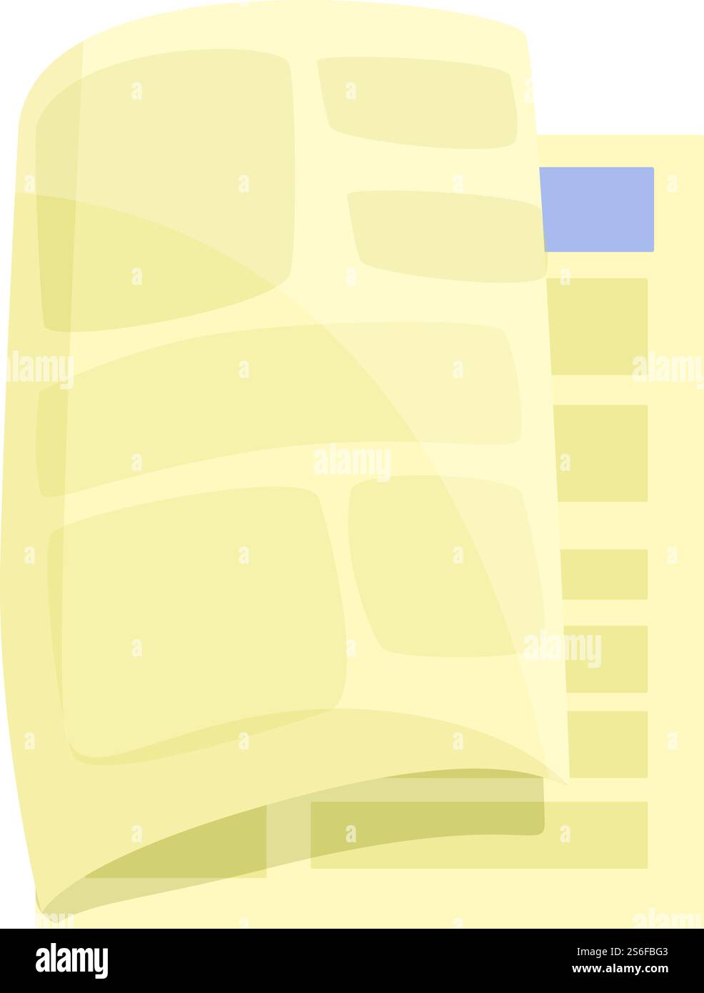 Front newspaper icon. Cartoon of front newspaper vector icon for web ...