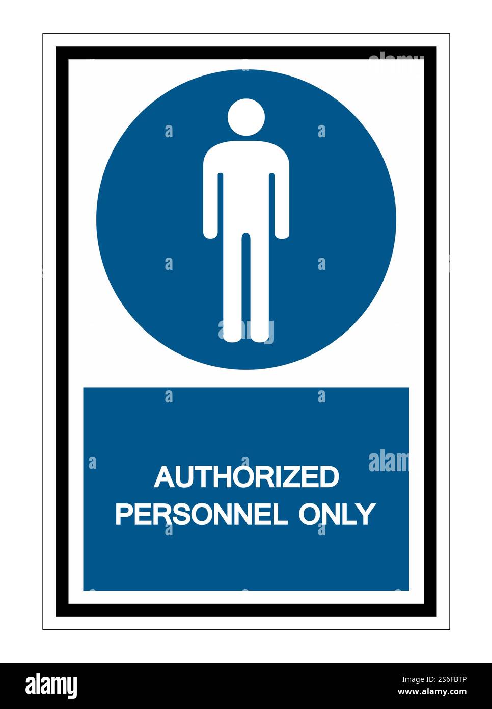 Authorized personnel only Symbol Sign Isolate On White Background ...