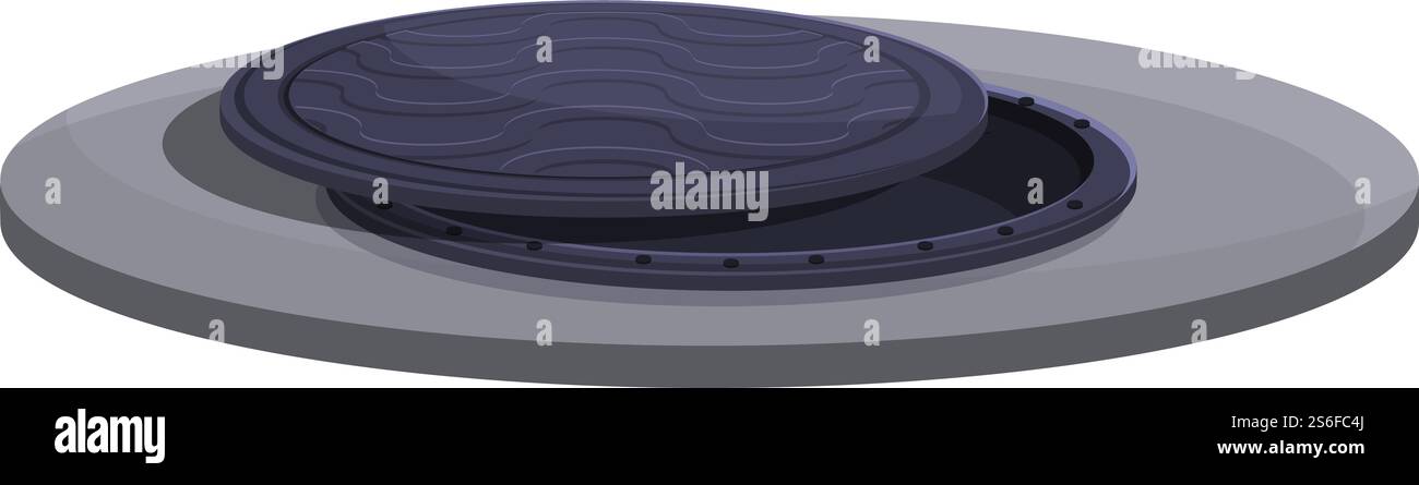 Sewerage drain icon. Cartoon of sewerage drain vector icon for web ...