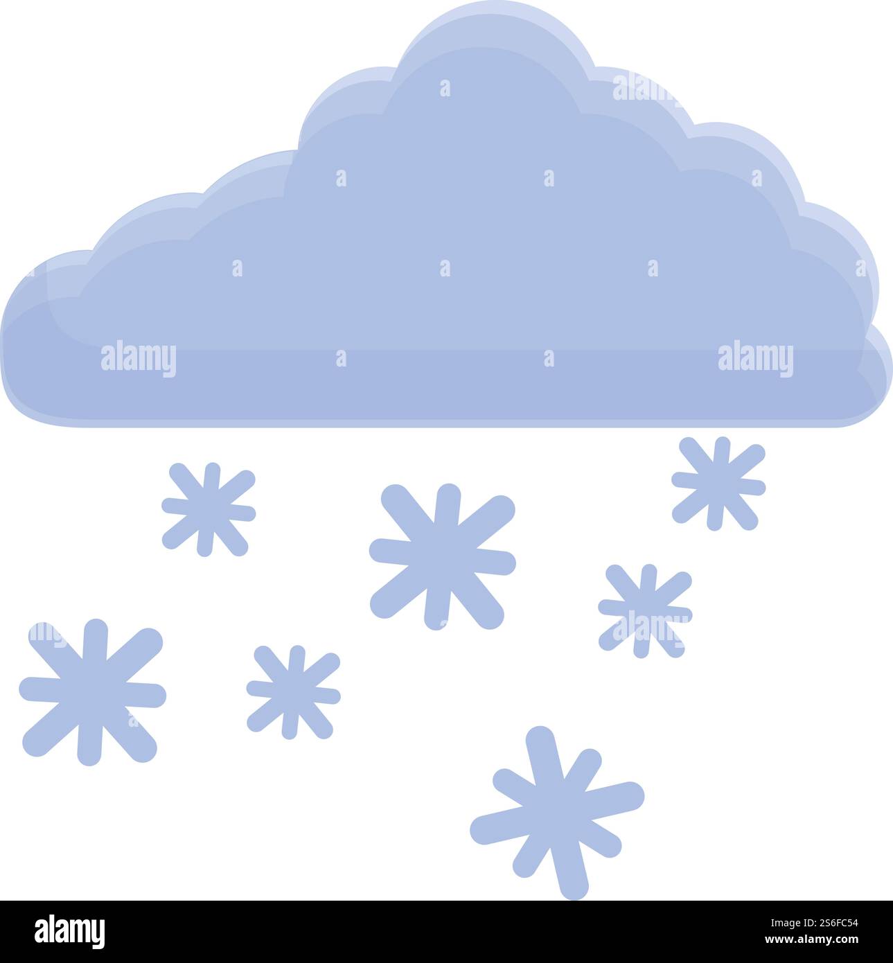 Winter cloud icon. Cartoon of winter cloud vector icon for web design ...